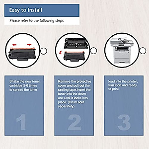 SAOUOT TN890 UItra High Yield Toner Cartridge TN-890 Compatible Replacement for Brother TN890 Toner HL-L6250DW L6400DW L6400DWT MFC-L6750DW L6900DW Printer 2-Pack Black