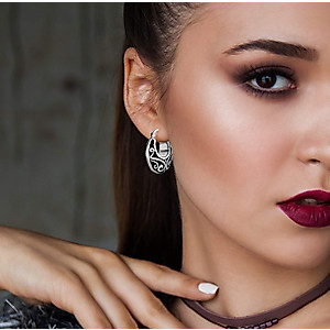 Savlano 925 Sterling Silver Small Round Hoop Earrings for Women