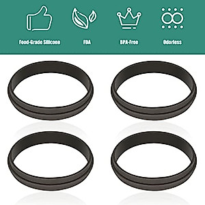 DanziX 8 Pack Replacement Gasket Rubber Seal, Silicone Lid Seal Replacement Compatible with Gatorade Water Bottle Gatorade GX Bottle