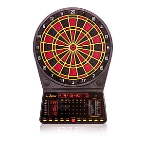 Arachnid Cricket Pro 300 Soft-Tip Electronic Dartboard Game Features 36 Games with 175 Options,Black