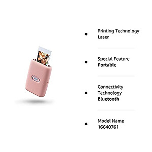 Fujifilm Instax Mini Link Smartphone Printer - Dusky Pink