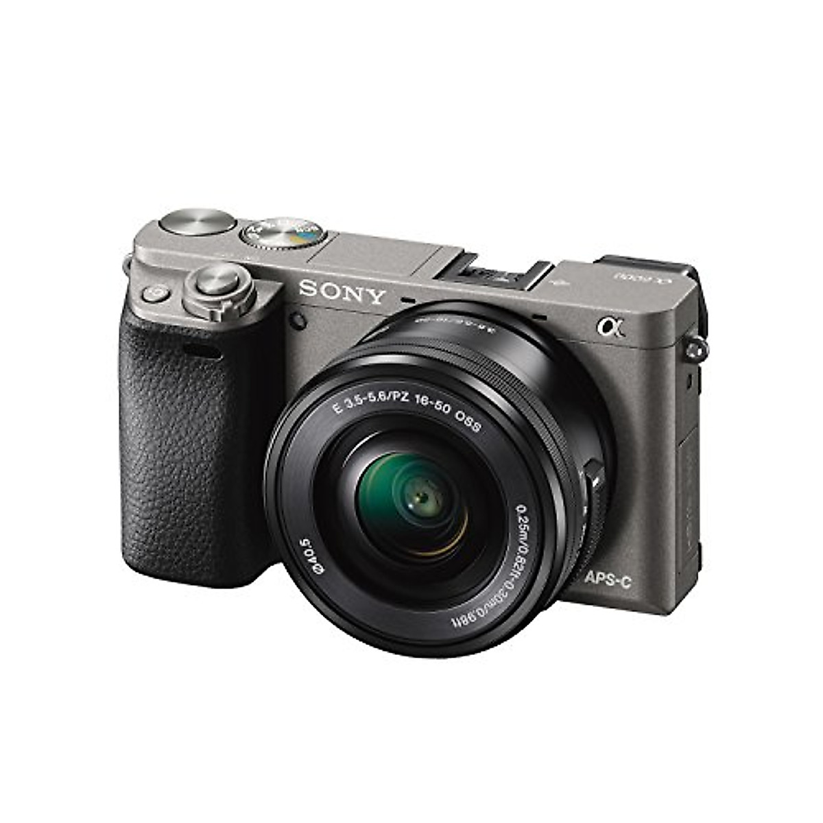 Sony Alpha a6000 Mirrorless Digital Camera with 16-50mm Lens, Graphite (ILCE-6000L/H) (Renewed)