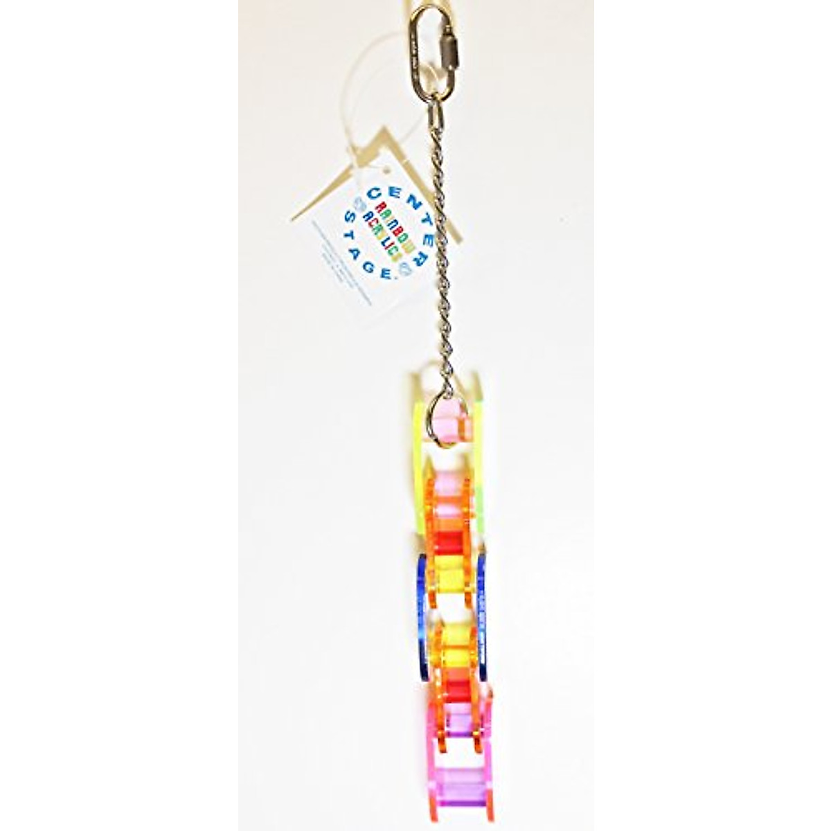 Prevue Pet Products Rainbow Acrylic Links Bird Toy