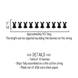 Easter bunny Garland Banner Easter Decoration