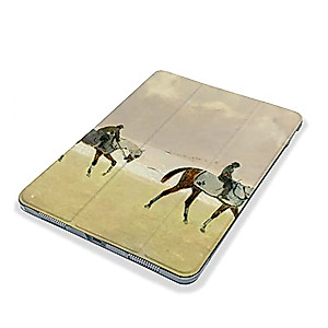 Kawaii Runing Men Horse Animal case Compatible with iPad Mini Air Pro 7.9 8.3 9.7 10.2 10.9 11 12.9 inch Pattern Cover New 2022 2021 Trifold Stand 3 4 5 6 7 8 9 Generation 40 (8.3 Mini 6)