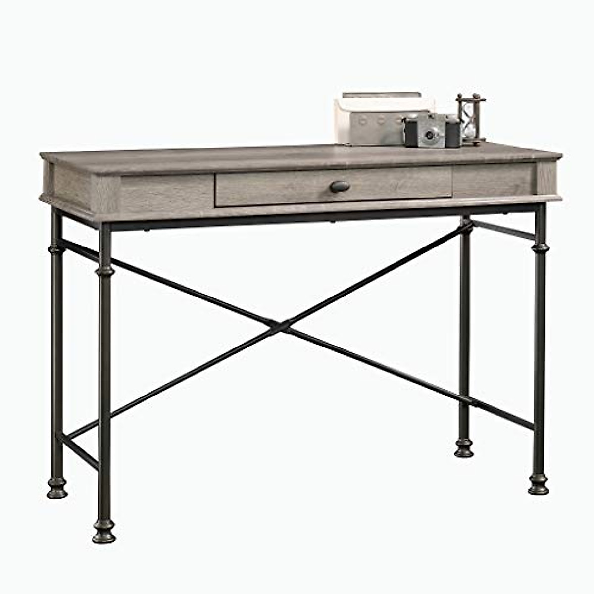 Sauder Canal Street Console Desk, Northern Oak finish