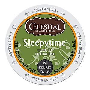 Celestial Seasonings Sleepytime Herbal Tea, Single-Serve Keurig K-Cup Pods, 24 Count