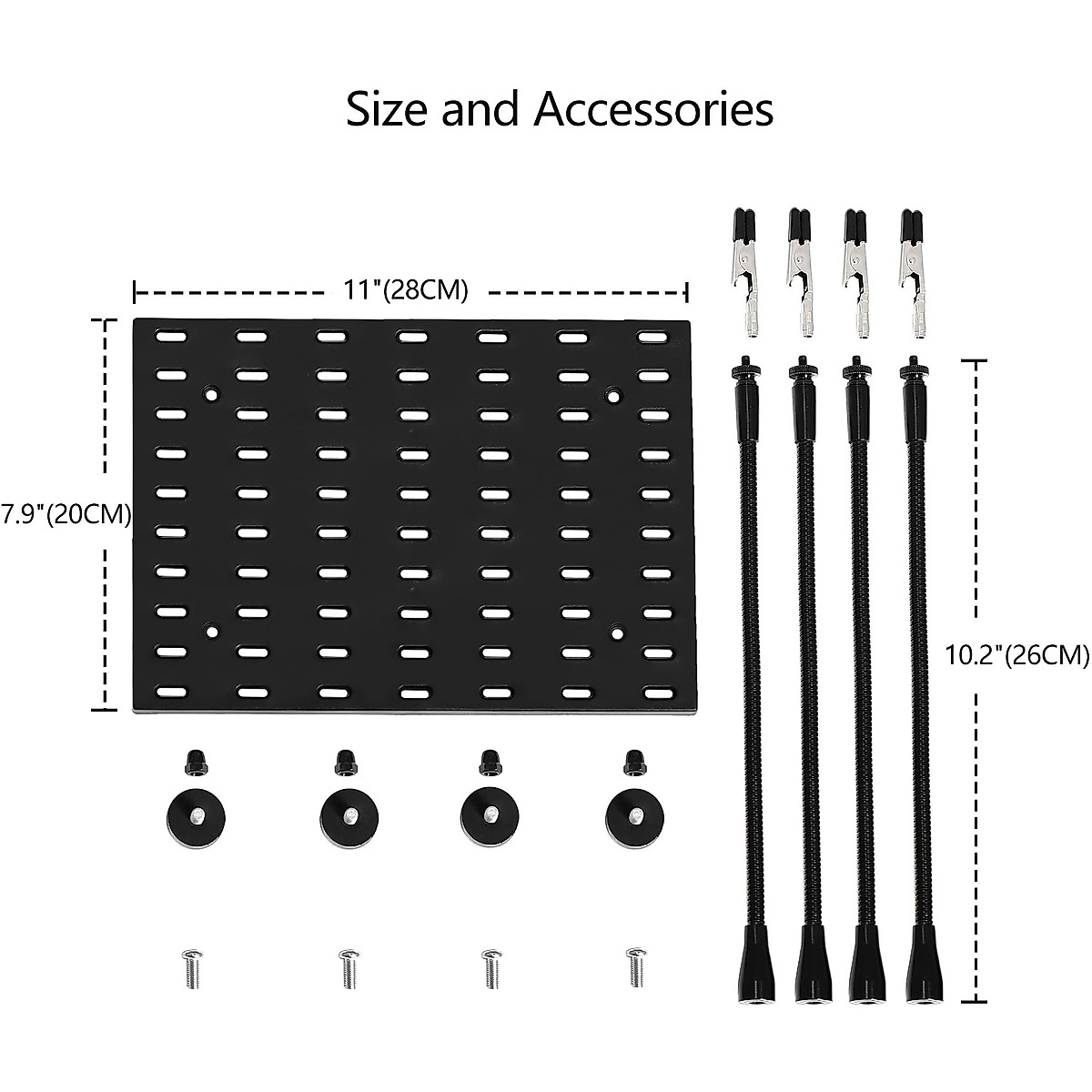 4PCS Heavy Duty Bendable Alligator Clip Sticks with Large Model Painting Stand Base, Model Car Paint Stand Holder,Hobby Model Kit Tools Makes Airbrushing and Spray Painting Easy