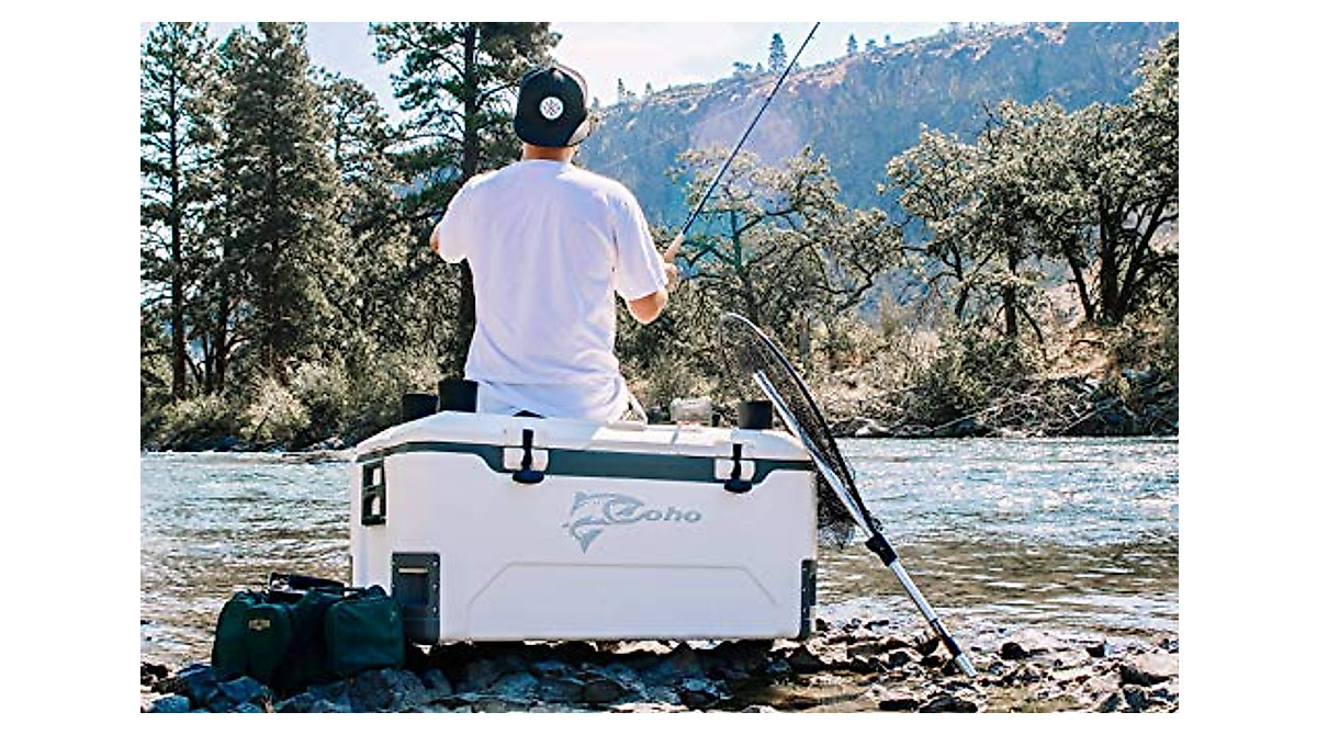 COHO 165QT Ice Chest Cooler - Heavy Duty & Insulated