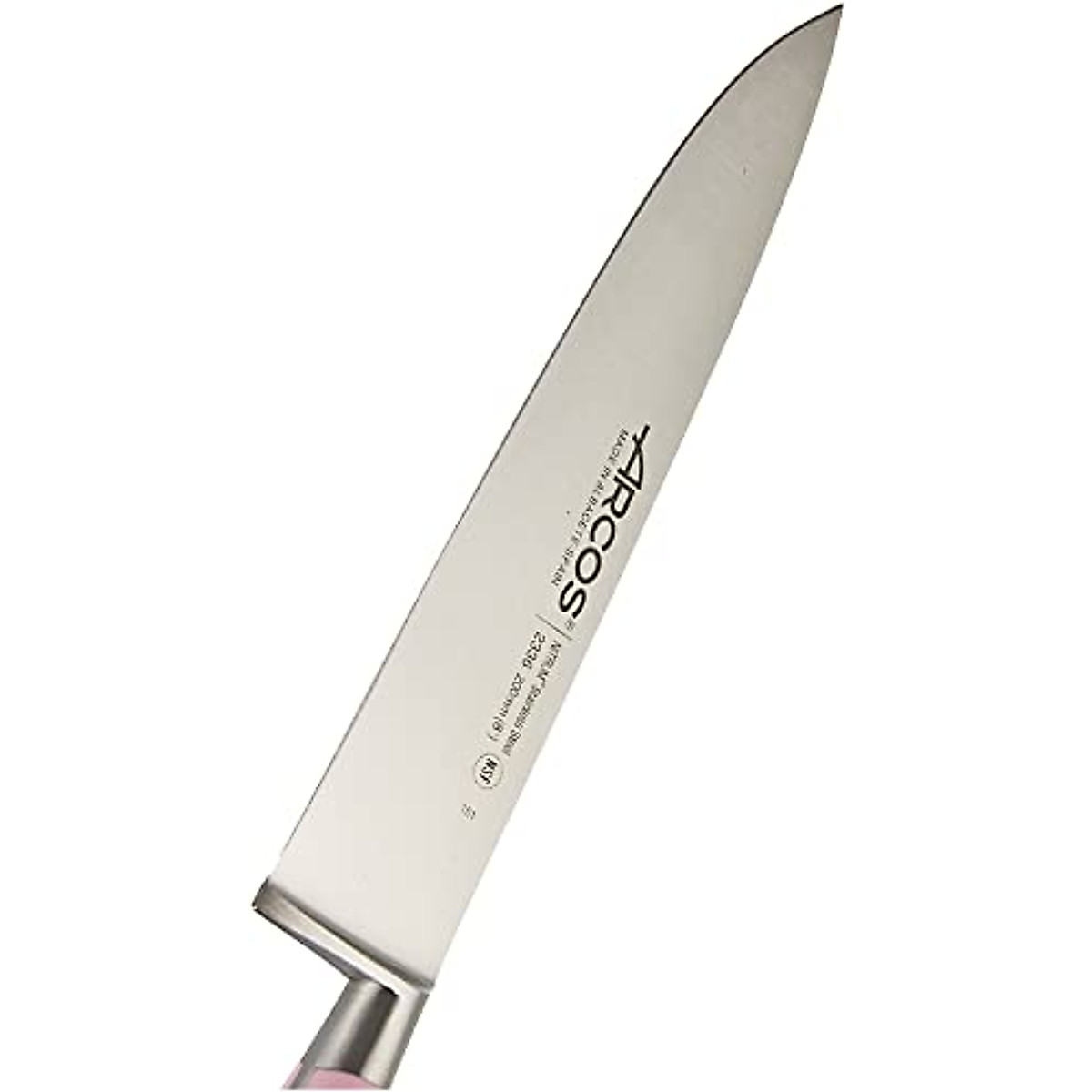 ARCOS Forged Professional Kitchen Knives Set. 3 Cooking Knives for Cutting and Peeling Food. Ergonomic Polyoxymethylene Handle. Series Riviera. Color Rose