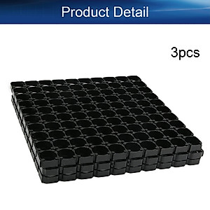 Heyiarbeit 3Pcs 10x10 Tandem 18650 Lithium Battery Holder Cell Spacer Bracket for DIY Battery Pack Hole Dia 18.5mm/0.73"