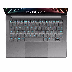Clear TPU Keyboard Cover Skin Compatible with 2020 13.3 inch Razer Blade Stealth 13 Gaming Laptop, 2022 2021 2020 14" Razer Blade 14 Laptop, 2020 13.4" Razer Book 13 Laptop
