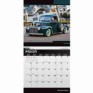 Classic Ford Pickups OFFICIAL | 2023 12 x 24 Inch Monthly Square Wall Calendar | Foil Stamped Cover | BrownTrout | Motor Truck