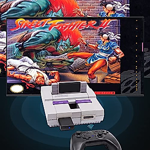 BITFUNX RetroScaler Wireless Bluetooth Adapter for SNES/SFC, Compatible with PS3/PS4/PS5, Xbox One S, Series X/S, Switch Pro, Video Game Console Converter