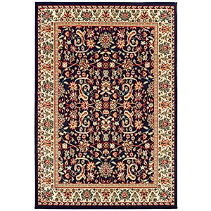 Persian Black Living Room Rugs 5x7 Clearance Under 50