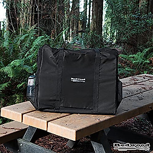 Portable 22" Hooded Griddle Carry Bag for Blackstone 22 Inch Griddle and Similar Table Top Grills, Includes Deluxe Storage Pockets for BBQ Toolkit Accessories, Utensils and Squeeze Bottles