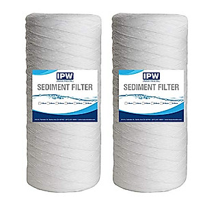 WP.5BB97P Compatible String-Wound Polypropylene Filter Cartridge, 10" x 4.5", 0.5 Micron 2 Pack