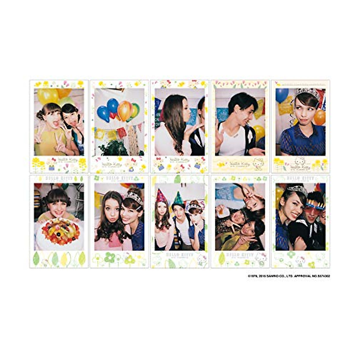 FUJIFILM Instax Mini KITTY3 WW 1 Film for Instax Instant Camera, 10 pc, Pattern: Kitty