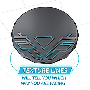 XPACK VR Mat - 35" Round Anti Fatigue Mat - Virtual Reality Matt Helps Determine Direction and Position of Your Feet During Game, Prevents Players from Hitting and Breaking Objects in Surroundings