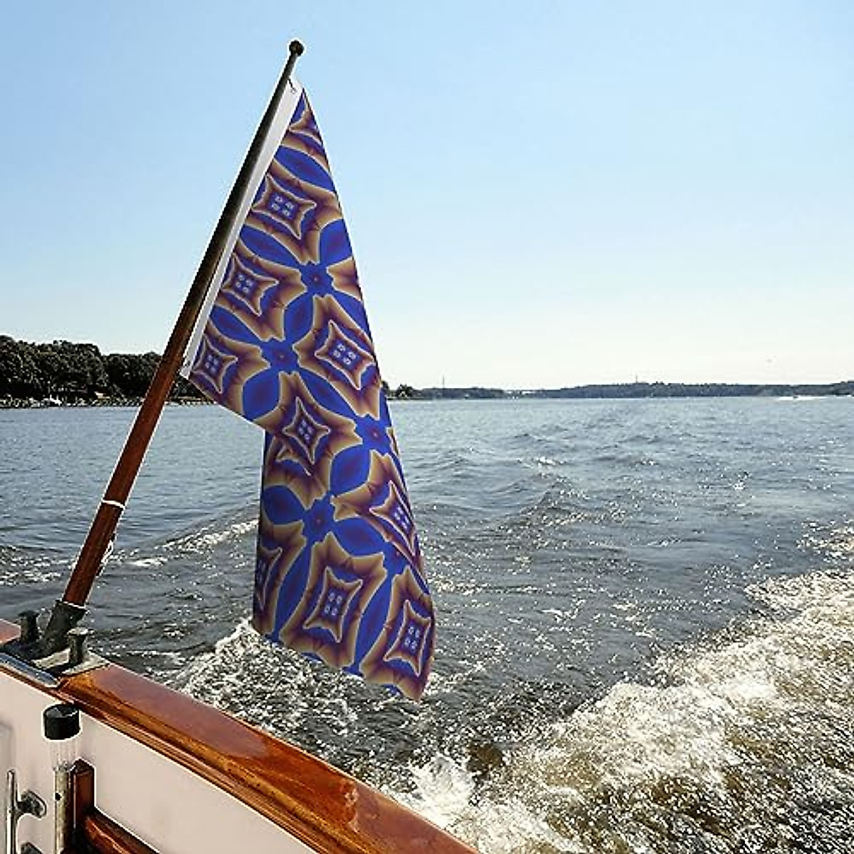 Tile Cube Outdoor Decorative Flag 3x5ft/Vibrant, Fade-Resistant Polyester Fabric - Ideal For Holiday Garden Decor - Making An Eye-Catching Addition To Your Outdoor Space!