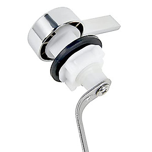 Toilet Flush Lever Handle Replacement, Universal Side Mount Toilet Tank Flush Lever Fit for Kohler Trip Lever, Polished Chrome (Side Mount)