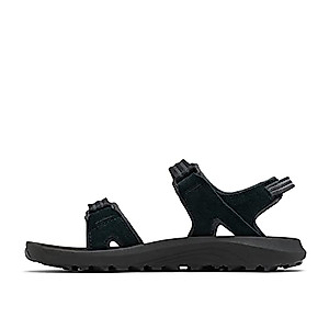 Columbia Women's Trailstorm Hiker 2 Strap Sport Sandal, Black/Light Cloud, 8