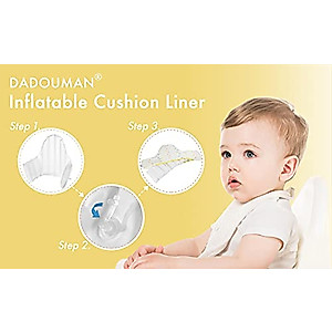 Dadouman Eco-Friendly Inflatable Cushion Insert for IKEA Antilop High Chair, Cushion Insert for Replacement, White