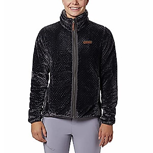 Columbia Women's Fire Side II Sherpa Full Zip, Shark, X-Large