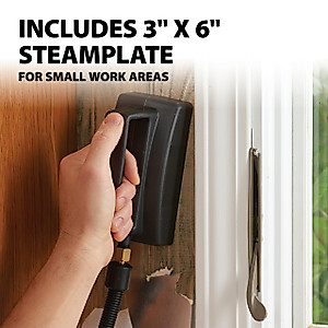 Wagner Spraytech 0282036 715 Power Steamer, Chemical Free Wallpaper Remover, Two Steam Plates Included, Long Run Time, Lightweight Design, Wallpaper Steamer
