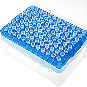 4E's USA 0.5-10µL Pipette Tip - Universal Tips, RNase/DNase Free, Pyrogen Safe, Sterile White Extended Length Pipette Tip, 96 Tips Racked