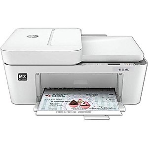 VersaCheck DeskJet 4155 MX MICR All-in-One Check Printer Gold Check Printing Software Bundle,White