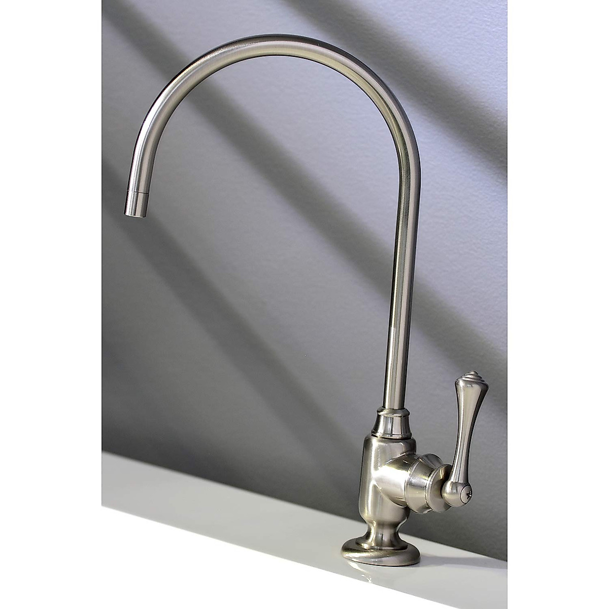 Kingston Brass KS5198BL Vintage Water Filtration Faucet, Brushed Nickel,11.13 x 6.94 x 5.81
