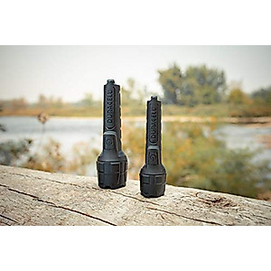 Duracell Heavy Duty Rubber Flashlight Combo Pack -100 & 80 Lumen Flashlights - Rubberized Construction with Comfort Grip Design and 2-AA & 2-AAA Batteries Included. Great for in-Door & Out-Door Use