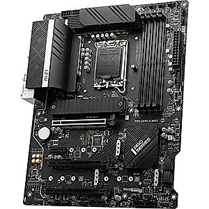 MSI PRO Z690-A WiFi ProSeries Motherboard (12th/13th/14th Gen Intel Core, LGA 1700 Socket, DDR5, PCIe 5, 2.5G LAN, M.2 Slots, Wi-Fi 6E, Bluetooth 5.3, ATX)