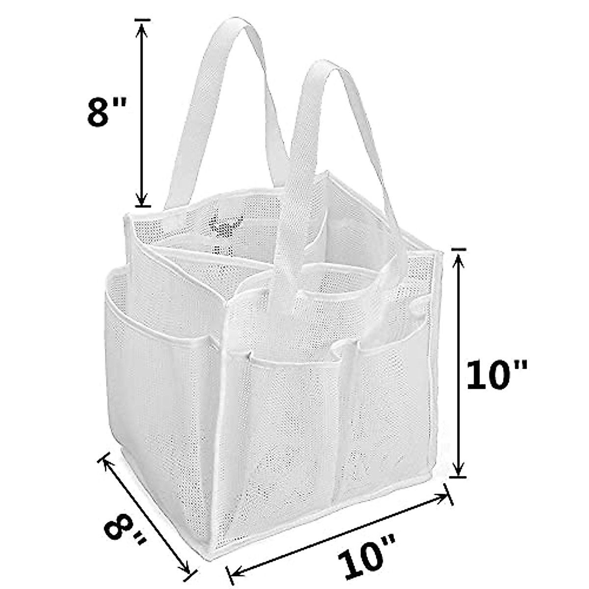 ALYER Mesh Shower Tote Caddy and Hanging Mesh Laundry Bag