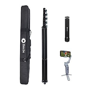 XbotGo Gimbal+T1+T4 Tripods kit, Basketball & Soccer Game Recording, AI Automatic Shooting, Unmanned Operation, 3-Axis Phone Gimbal