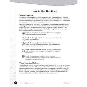 180 Days™: Science, Earth and Space Science for 3rd Grade Practice Workbook for Classroom and Home, Cool and Fun Practice Created by Teachers (180 Days of Practice)