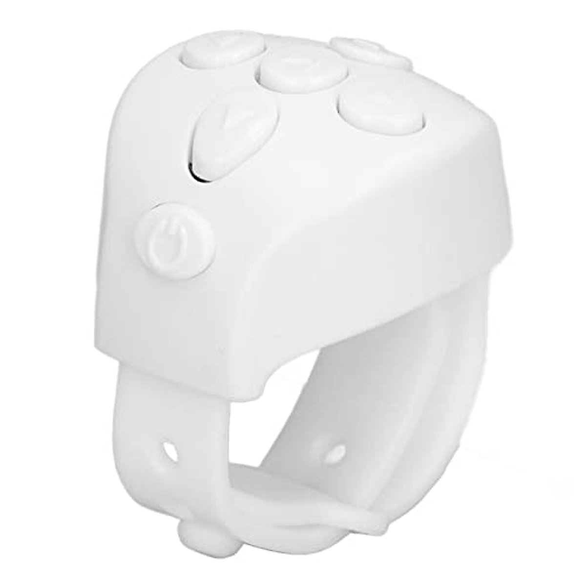 Remote Page Turner, Rechargeable Free Your Hands Adjustable Size Supports Mainstream Apps Remote Control for iPhone (White)