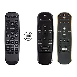 New Remote Control with Battery Fit for Polk React Sound Bar & Polk Command Sound Bar