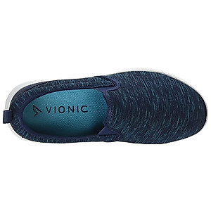 Vionic Women's Agile Kea Slip On (Navy/Turquoise, 6.5)