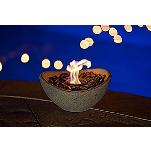 Red Wagon Integrity Table Top Fire Bowl. Outdoor Tabletop Fire Pits Fireplace Burner for Garden Ornament. Relax and Enjoy Cozy Fireside Experience.
