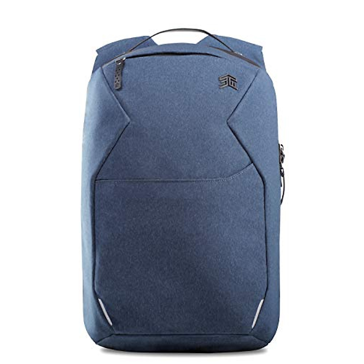 STM Myth 18L Laptop Backpack - Durable, Stylish, and Laptop Backpack with Pockets - Fits 15-Inch Laptop and 16-Inch MacBook Pro with Laptop Protection - Slate Blue (stm-117-186P-02),Black