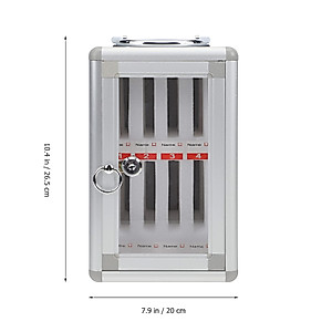 Hemoton Mobile Phone Safe Mobile Phone Cabinet Phone Lock Timer Lock Cell Phone Kids Classroom Phone Holder Smartphone Jail Cell Phone Jail with Organizer Fiberboard Desktop Child