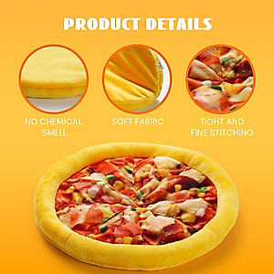 Nocciola Pizza Interactive Dog Toys, Hide and Seek Dog Toys, Squeaky Plush Puzzle Dog Toys for Small to Medium Dogs to Encourages Natural Foraging Skills and Mental Stimulation