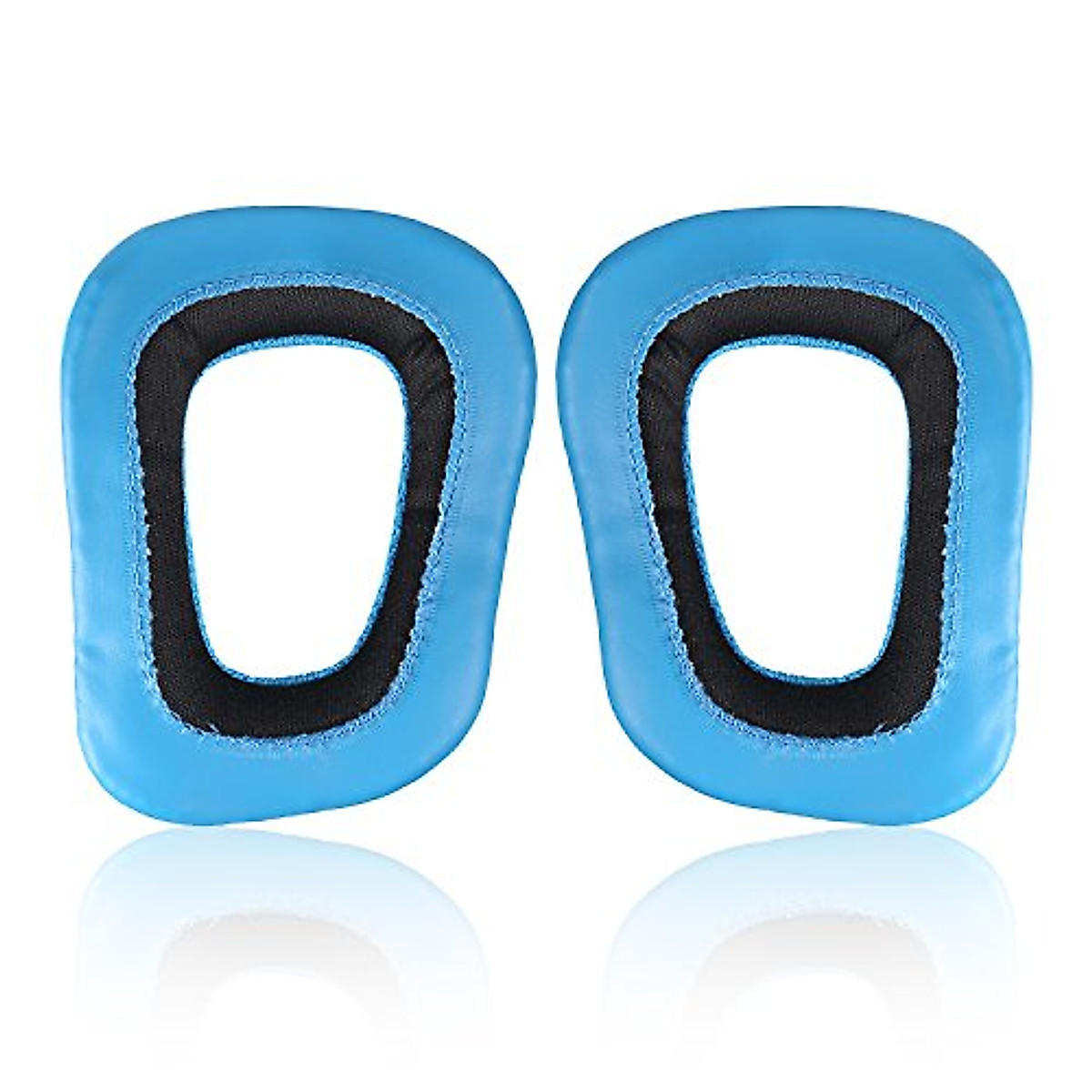 JARMOR Replacement Memory Foam Ear Cushion Pads Cover for Logitech G35 G930 G430 F450 Headphone ONLY (Blue)