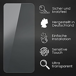 Bruni Screen Protector compatible with Oppo Reno 2 Z Protector Film, crystal clear Protective Film (2X)