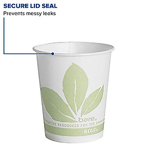 SOLO R53BB-JD110 Treated Paper Water/Refill Cup, 5 oz. Capacity, 2.5" x 2.8", Bare (Case of 3,000)
