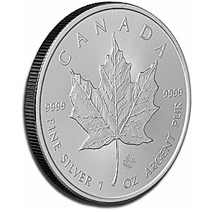2014 1 oz Silver Canadian Maple Leaf Five Dollar Uncirculated