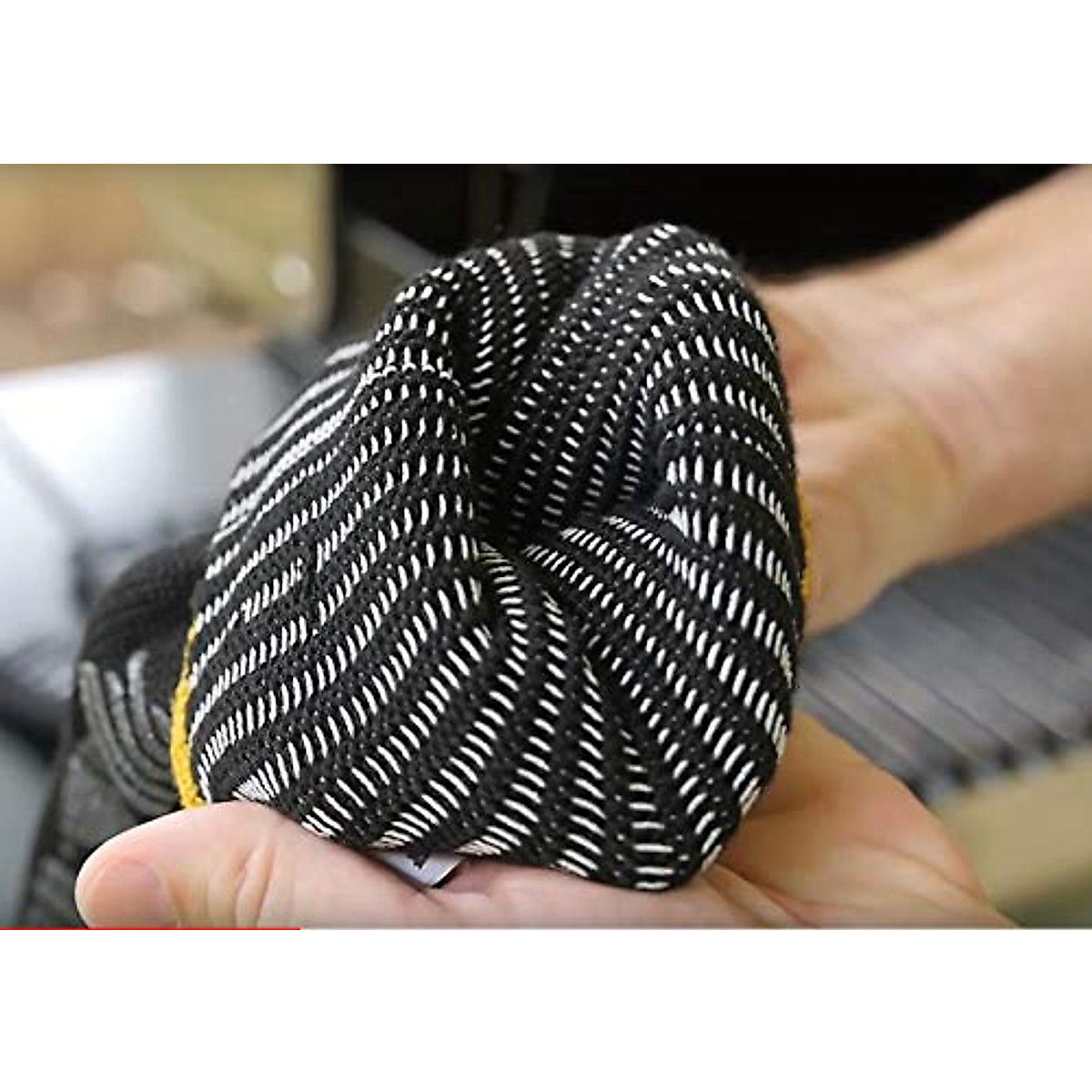 Heat Resistant Gloves - 480℉ Grilling Gloves For Fireplace - Barbeque Accessories For Kitchen - BBQ Gloves - Oven Mitt For Oven, 1 Pair, Dupont Nomex Heat Fiber is Made In USA