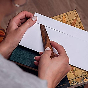 Useful Reading Accessories - Handmade Wooden Book Page Holder and 2 in 1 Letter Opener and Bookmark - Teacher Gift Ideas